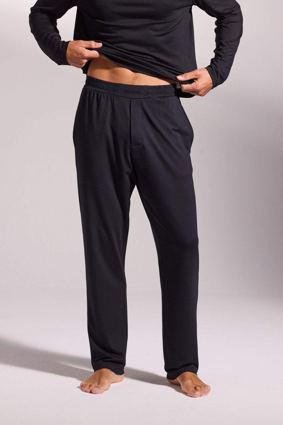 Buy Premium Pyjama Pant - Black | Men's Pyjama Pants | David Gandy Wellwear