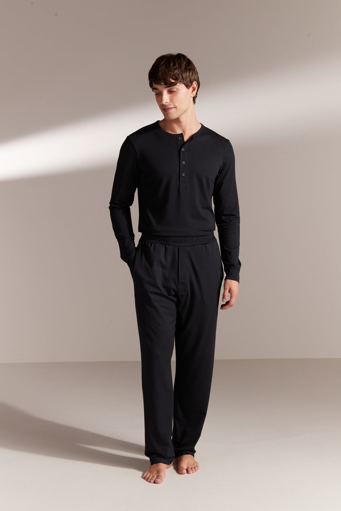 Premium Pyjama Pant - Black | David Gandy Wellwear